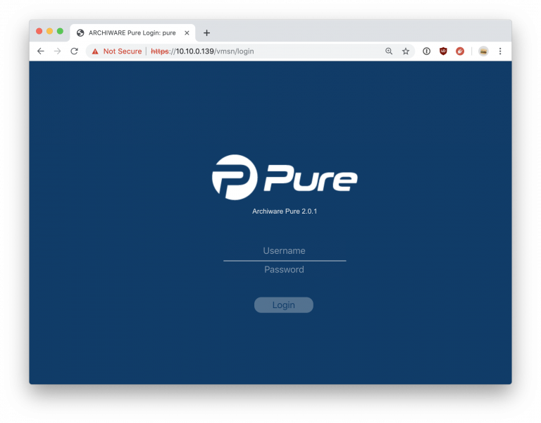 pure-login-screen - Archiware Blog